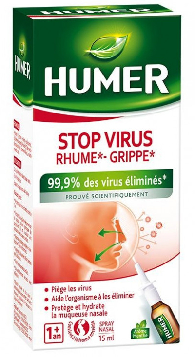 HUMER - Spray Nasal Stop Virus Rhume & Grippe - 15 ml | Pharmacie ...