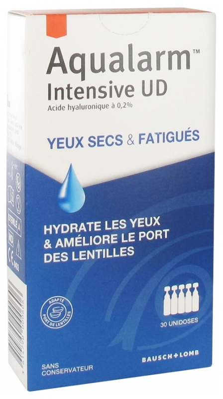AQUALARM - Intensive UD Yeux Secs et Fatigués - Yeux & Lentilles - 30 ...