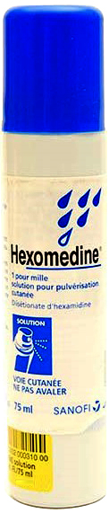 Hexomedine 1/1000 - 75 ml | Pharmacie & parapharmacie en ligne