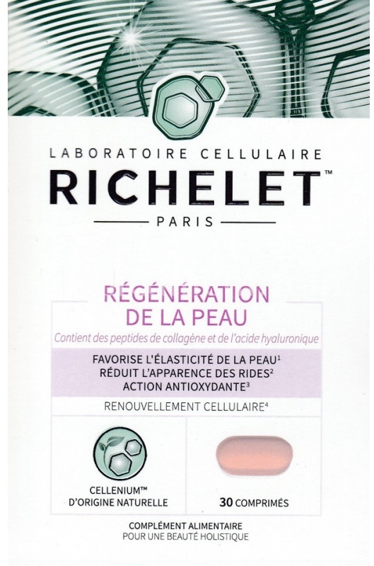 RICHELET BEAUTE Régénération de la Peau - 30 Comprimés | Pharmacie ...