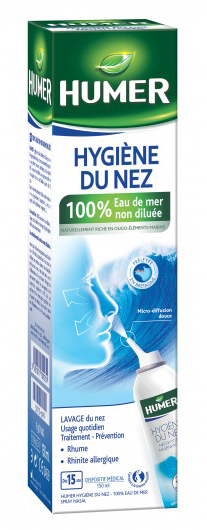HUMER - Spray Nasal Eau de Mer Micro-Diffusion Douce - 150 ml ...