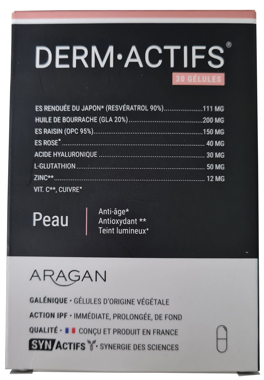 DERM Actifs - 30 gélules | Pharmacie & parapharmacie en ligne