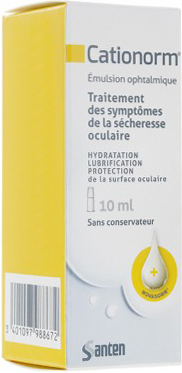 CATIONORM - Emulsion Ophtalmique - 10 ml | Pharmacie & parapharmacie en ...