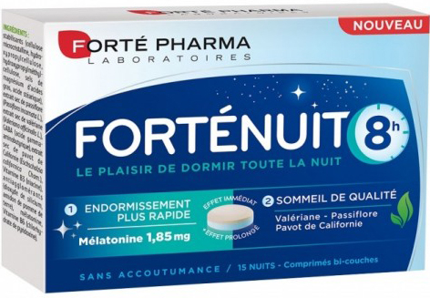 Forté Nuit 8h - 15 comprimés | Pharmacie & parapharmacie en ligne