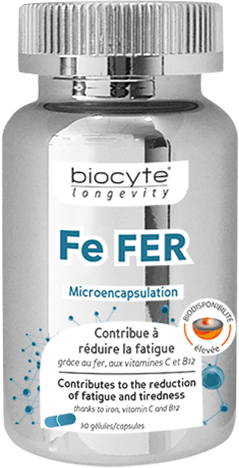 LONGEVITY - Fe FER - 30 gélules | Pharmacie & parapharmacie en ligne