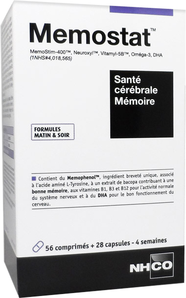 MEMOSTAT - 56 comprimés+ 28 gélules - 4 semaines | Pharmacie ...