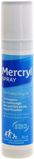 MERCRYL - Spray Antiseptique - 50 ml | Pharmacie & parapharmacie en ligne