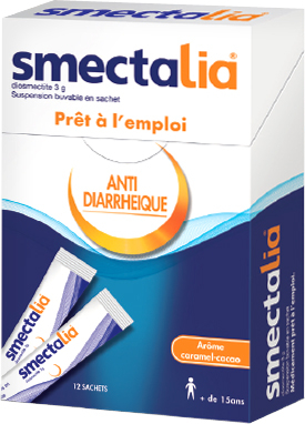 SMECTALIA - Anti-Diarrhéique Caramel Cacao - 12 sachets | Pharmacie ...