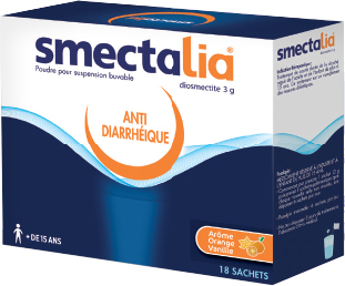 SMECTALIA - Anti-Diarrhéique Orange Vanille - 18 sachets | Pharmacie ...