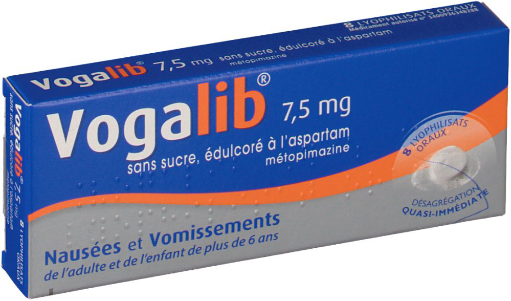 Vogalib Nausées & Vomissements 7,5 mg - 8 unités | Pharmacie ...