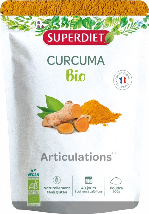 CURCUMA - Poudre Vegan Bio - 200 g | Pharmacie & parapharmacie en ligne