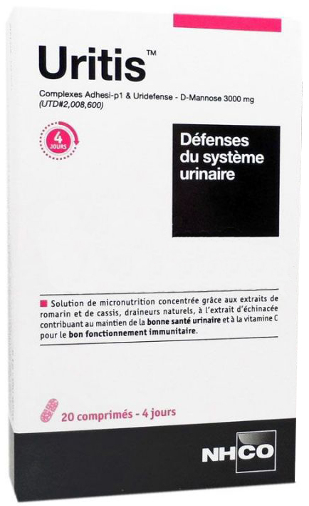 URITIS - 20 comprimés | Pharmacie & parapharmacie en ligne