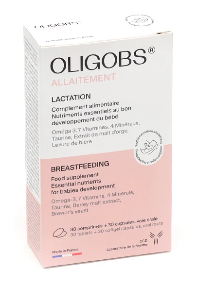 OLIGOBS - Allaitement - 30 comprimés + 30 capsules | Pharmacie ...
