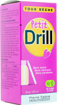 DRILL - Petit - Sirop Toux Sèche Enfant Nourrisson Sans Sucre - 125 ml ...