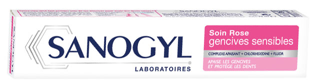 SANOGYL Dentifrice Rose au Fluor - Gencives Sensibles - 75 ml ...