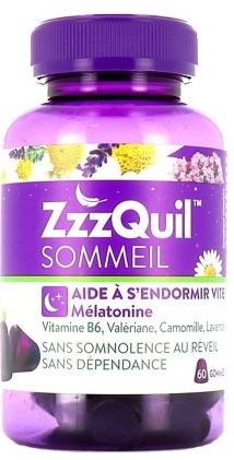 ZzzQuil Sommeil - 60 Gommes | Pharmacie & parapharmacie en ligne