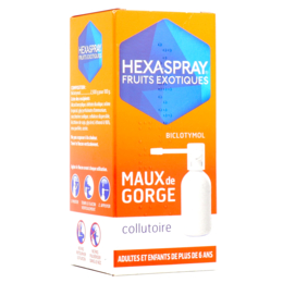 HEXASPRAY - Fruits Exotiques Collutoire Maux de Gorge - 30 g ...