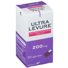 Ultra Levure 200 mg Diarrhées - 30 gélules | Pharmacie & parapharmacie ...