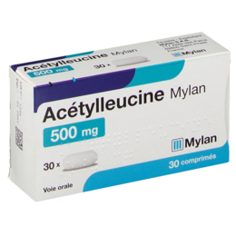 Acétylleucine 500 mg - 30 comprimés | Pharmacie & parapharmacie en ligne
