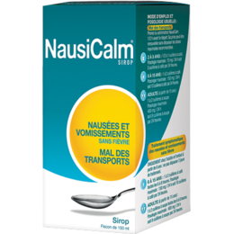 NausiCalm Nausées & Vomissements Sirop 150 ml – Traitement des nausées ...