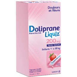 Doliprane Liquiz 200 mg - Boîte de 12 Sachets | Pharmacie ...